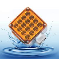 China Trailer Taillight 12V24V LED Double-sided square Light Truck Tail Light Side Light Reversing Wide Manufacturers for sale