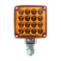China Trailer Taillight 12V24V LED Double-sided square Light Truck Tail Light Side Light Reversing Wide Manufacturers for sale