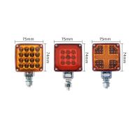 China Trailer Taillight 12V24V LED Double-sided square Light Truck Tail Light Side Light Reversing Wide Manufacturers for sale