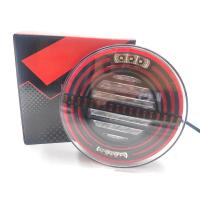 China 4INCH Warning Lamp Trailer Light Truck LED Stop Brake Turn Signal Reverse Lamp Rear Tail Light for Truck Trailer Lorry caravan for sale