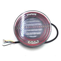 China 4INCH Warning Lamp Trailer Light Truck LED Stop Brake Turn Signal Reverse Lamp Rear Tail Light for Truck Trailer Lorry caravan for sale