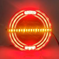 China 4INCH Warning Lamp Trailer Light Truck LED Stop Brake Turn Signal Reverse Lamp Rear Tail Light for Truck Trailer Lorry caravan for sale