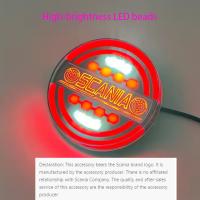 China New Style 4 Inch 24V LED Round Trailer Tail Lights Flowing Lights Rear Lamps for VOLVO Trucks for sale