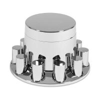 China Factory Wheel Axle Covers Suits Lug Nut Covers for Semi Trucks Wheel Axle Cover Hub Caps for American Trucks for sale