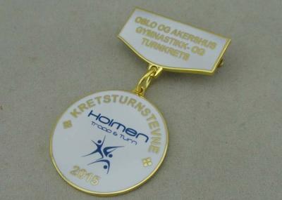 China Brass Stamped Awards Medals Gold With Imitation Hard Enamel For Memorial Meeting for sale