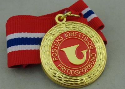 China Zinc Alloy Enamel Medal Die Casting with Imitation Hard Enamel for sale