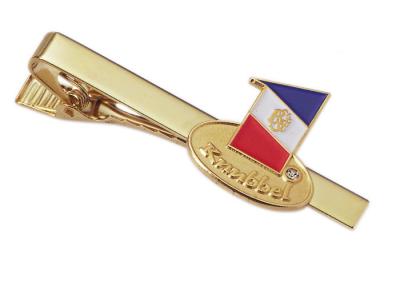 China Promotional Gift Knnbbel Personalized Copper Tie Bar For Men With Gold, Nickel, Brass Plating for sale