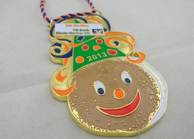 China High Quality Rhein Neckar EG Soft Enamel Karneval Medal by Anti Copper, Ant Gold, Mat Gold, Mat Nickel for sale