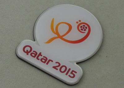 China Soft Fridge Magnet Badges Award Badges Brass Offset Printing 0.8 Mm Thickness for sale