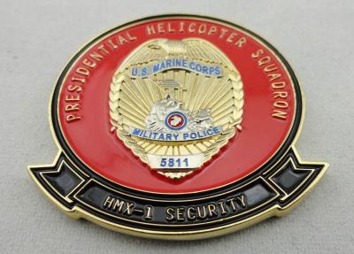 China Two Tons Plating 3D Copper / Zinc Alloy / Pewter US Marine Corps Coin for Commemorative, Corps, Club for sale