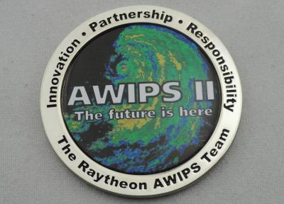 China OEM & ODM AWIPS Coin / Zinc Alloy Awards Personalized Coins with Offset Printing, Imitation Cloisonne Enamel for sale