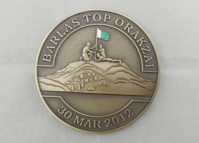 China 3D Double Sided Barlas Top Orakzai Coin, Personalized Coins with Enamel / Silkscreen / Offset Printing for sale