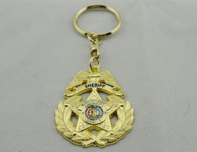China Aluminum, Stainless Steel, Soft PVC 3D Eagle Key Chain, Promotional Keychain with Antique Gold Plating for sale