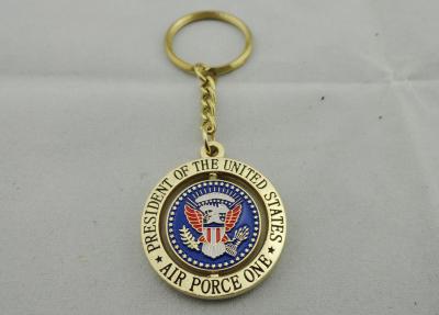 China 3D Eagle Key Chain, Zinc Alloy Antique Gold Plating Promotional Keychain with Soft Enamel for sale