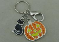 China 2.0 mm Thickness Promotional Keychain Swarovski Key Chain Soft Enamel for sale