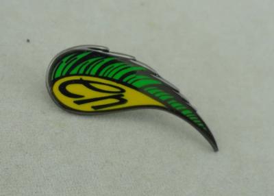 China Die Stamped Soft Enamel Pin , Brass Material Badge With Gold Plating for sale