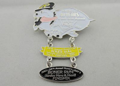 China Boner Run Lapel Pin, Soft Enamel Pin with Nickel Plating, Butterfly Clutch for Collectible, Commemorative for sale