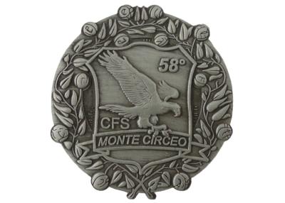 China CFS MONTE CIRCEO 3D Zinc Alloy, Aluminum, Stainless Steel Metal Lapel Pins without Soft Enamel for sale