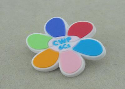 China Promotional Lapel Pin Soft PVC Coaster 2D Fridge Magnet 1.0 Inch for sale