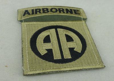 China Toys And Packages Air Borne Patches Woven Label For American Military for sale