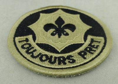 China Toujours Pret  Army Patches With Velcro USA Troop EMB Badge OEM ODM for sale