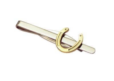 China Copper Or Zinc Alloy Or Pewter Personalized Tie Bar Tie Bar Placement With Gold Plating for sale