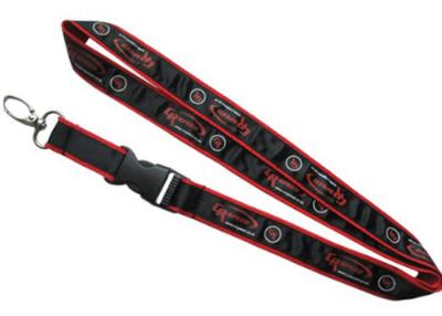 China Polyester, Nylon, Silicone, Satin Printed Promotional Lanyards With Safety Break Away Clip for sale