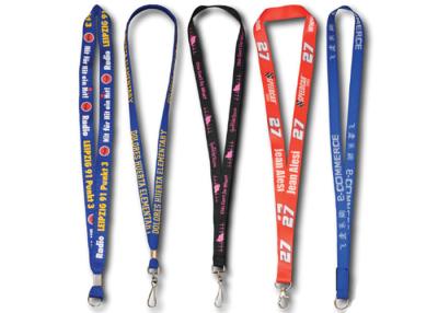 China Silk Screen Printing Promotional Lanyards For ID Card, Mobile Photo, Work Card With Metal Clip for sale