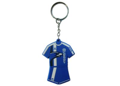 China Football Player Colorful PVC Keychain, Customized Key Chains For Bags for sale