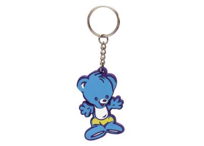China Customized 2D Colorful Key Chain, Soft PVC Keychain With Coustom Logo Printing for sale