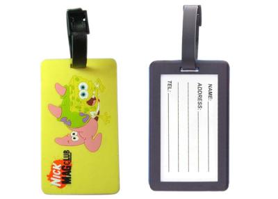 China Nick Mag Club Injection Or Silk Screen Printing Luggage Tag, Funny Luggage Tags for sale
