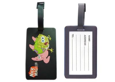 China Novelty Nick Mag Club Soft Pvc Luggage Tag, Promotional Luggage Tags for sale