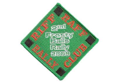 China Frosty Balls Rally Woven Or Embroidery Patch with Iron Glue on Back Side for sale