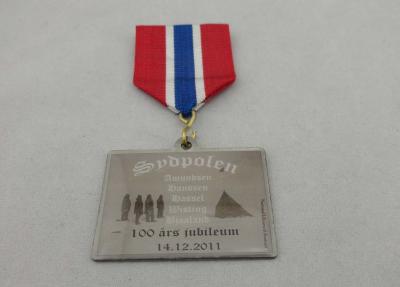 China Stainless Steel Offset Printing Ribbon Medal, Custom Awards Medals with Gold, Nickel, Brass, Copper Plating for sale