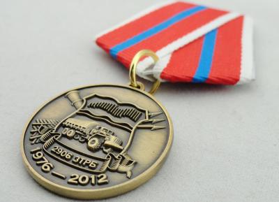 China Souvenir Gift Zinc Alloy 3D Custom Medal Awards with Ribbon Two Sides Die Casting for sale