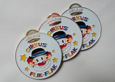 China Sport Meeting Cirkus Flik Flak Soft Enamel Medal, Zinc Alloy Die Casting with Gold Plating for sale