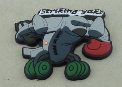 China Fridge Magnet Promotional PVC Coaster And Eco Friendly Emblem for sale