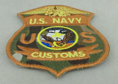China US Navy Custom Embroidery Patches Woven For American Military for sale