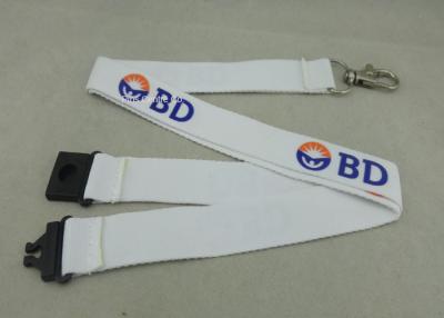 China Silk Screen Printing Promotional Lanyards Polyester Lanyard Multi Colors for sale
