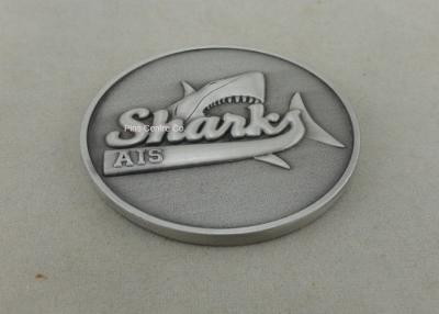 China Customized Die Cast Medals With Antique Silver Plating , 3D School Awards Medals for sale