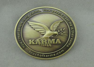 China Brass Stamped Personalized Coins , 3D Military Challenge Coin for sale