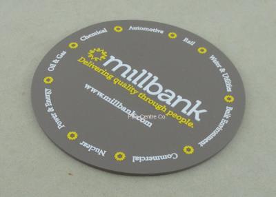 China Customized Soft PVC Coaster , Promotional 3D Plastic Coaster for sale