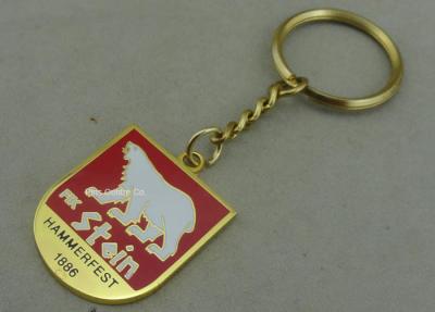 China Hard Enamel Promotional Keychain for sale