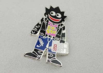 China EX STO Custom Gold Hard Enamel Pin , 32 mm Souvenir Baby Safety For School for sale