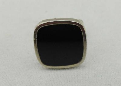 China 17 mm Square Sterling Silver Cufflink , 3D Small Nickel Plating For Company for sale