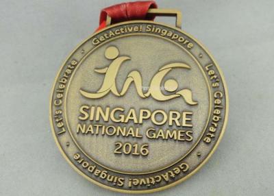 China Zinc Alloy Die Casting Sport Medals , Customized Running Medals By Stamping for sale