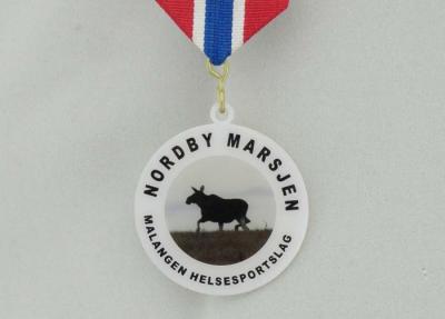 China Offset Printing Brass Custom Awards Medals , Sports Medals And Ribbons for sale