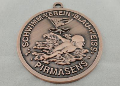 China ScDecorative Hwimm Verein Die Cast Medals / 3D , Antique Copper Plating for sale
