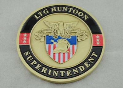 China Zinc Alloy Personalized Coins Antique Gold Plating For Awards for sale