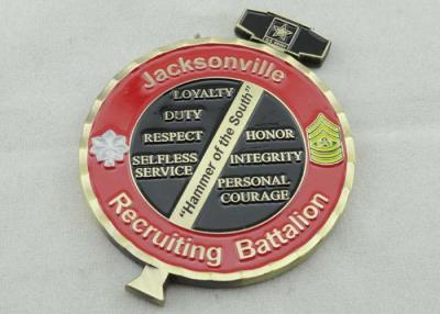 China Jacksonville Personalized Coins Awarded For Excellence, Diamond Cut Edge for sale